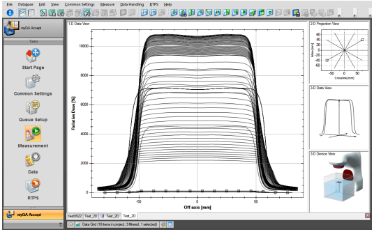 myQA Accept - Measurement – IBA Dosimetry Service & Support