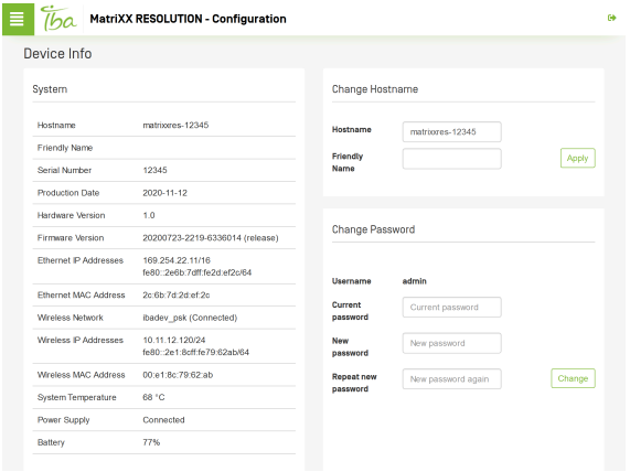 MatriXX Resolution - Setting up the Device on a Network – IBA Dosimetry ...